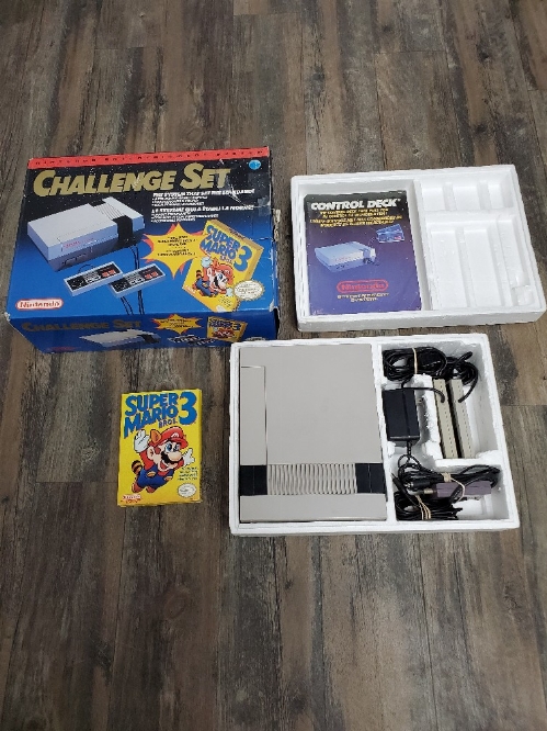 Nintendo NES Challenge Set/Super Mario Bros 3 Bundle (CIB)